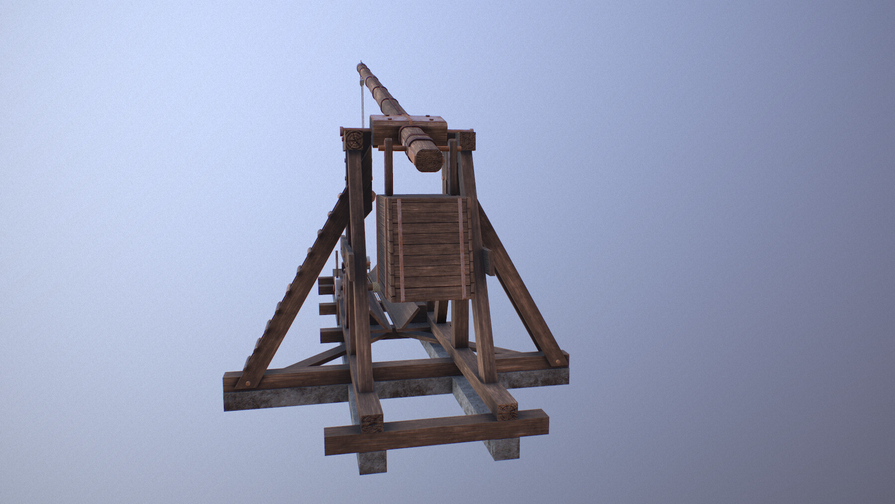 Artstation Trebuchet Game Assets