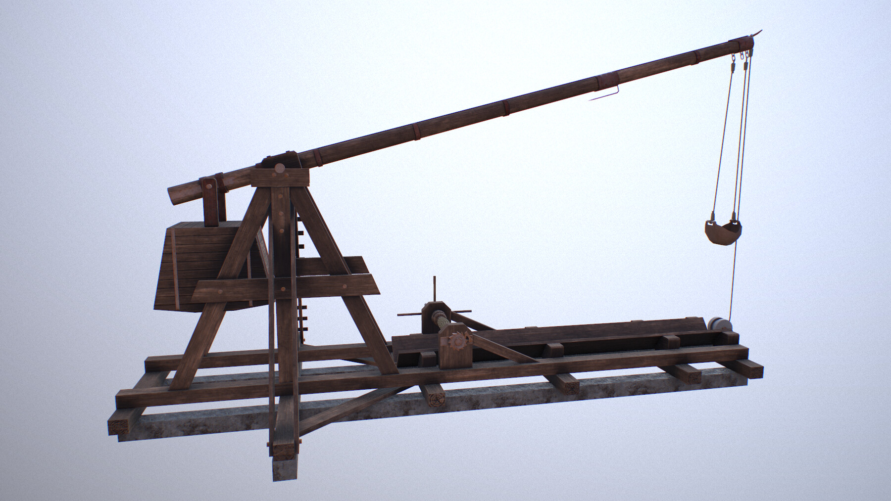 Artstation Trebuchet Game Assets