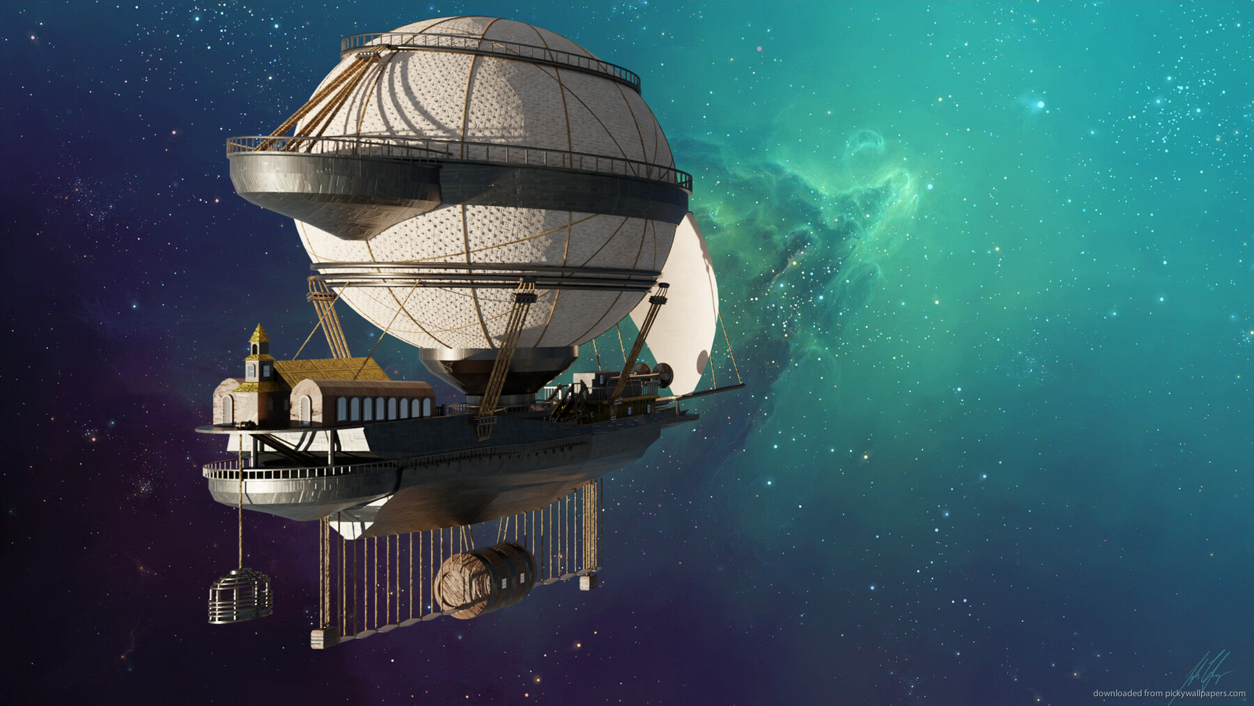 ArtStation - Nebula Spaceship | Game Assets