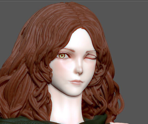 ArtStation - MELINA ELDEN RING CHARACTER GIRL 3D PRINT MODEL | Resources