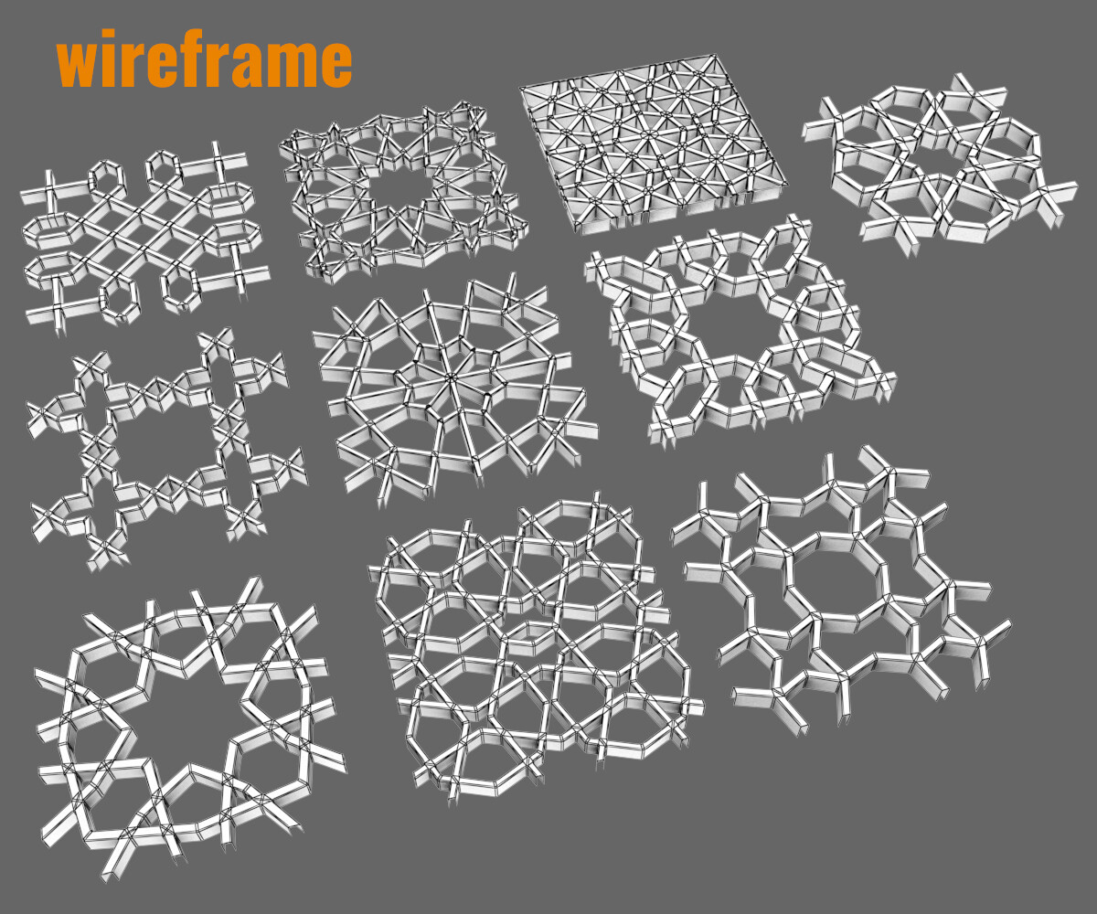 ArtStation - 10 tileable persian patterns | Resources