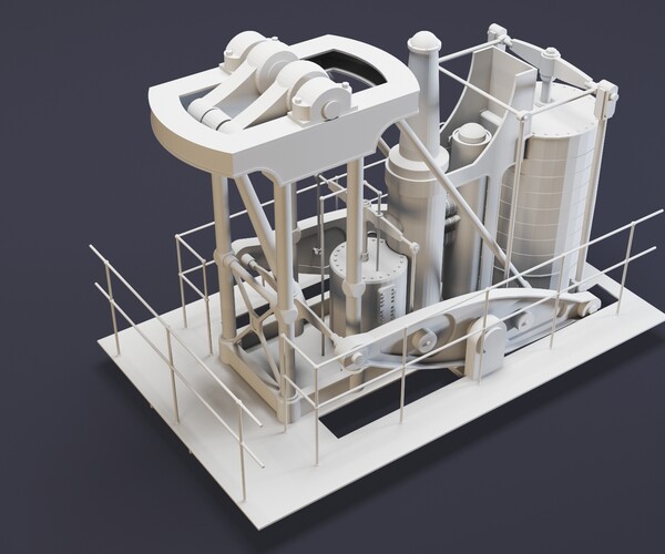 ArtStation - 4- Steampunk Engines- High detail 3d models | Resources