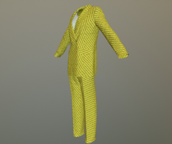 ArtStation - FORMAL FASHION SUIT low-poly PBR | Game Assets