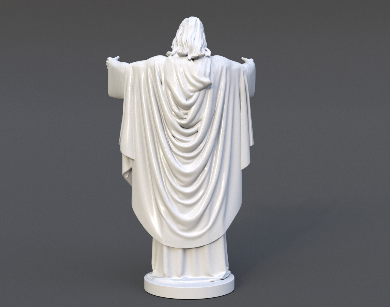 ArtStation - Jesus Sacred Heart Statue 220521 3D print model | Resources