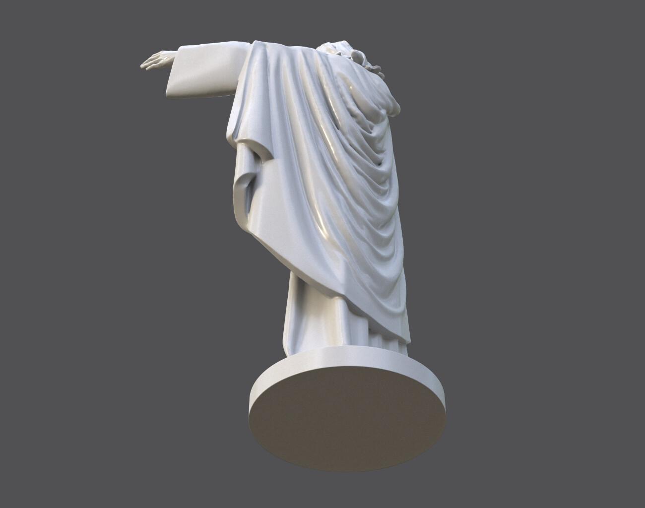ArtStation - Jesus Sacred Heart Statue 220521 3D print model | Resources