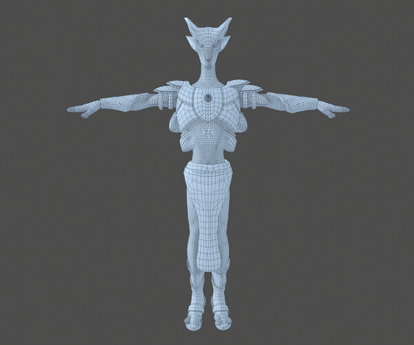 ArtStation - Monster Alien 3d Character Model | Game Assets