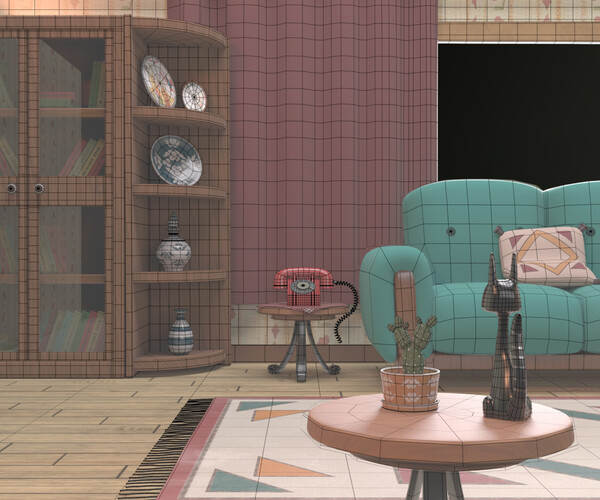 ArtStation - Living Room | Game Assets