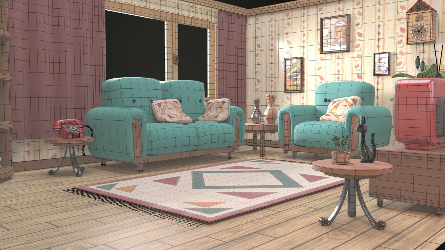 ArtStation - Living Room | Game Assets