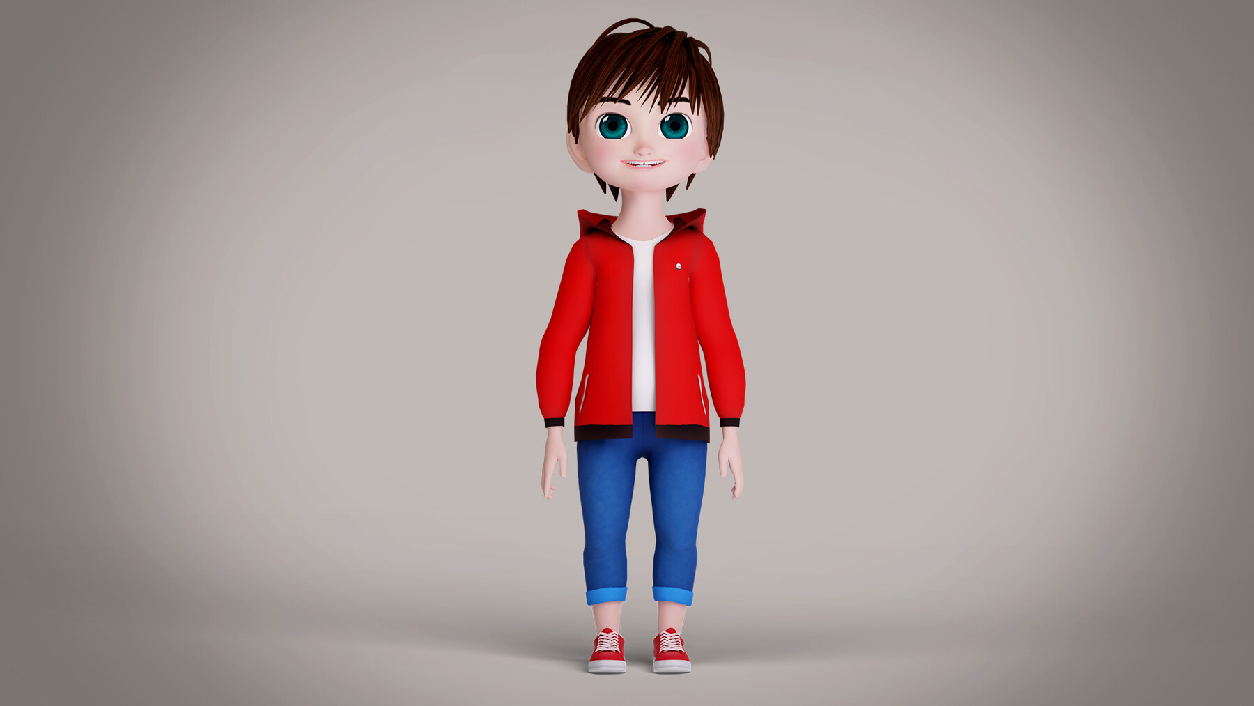 ArtStation - Boy jacket Rigged with Unity package | Game Assets