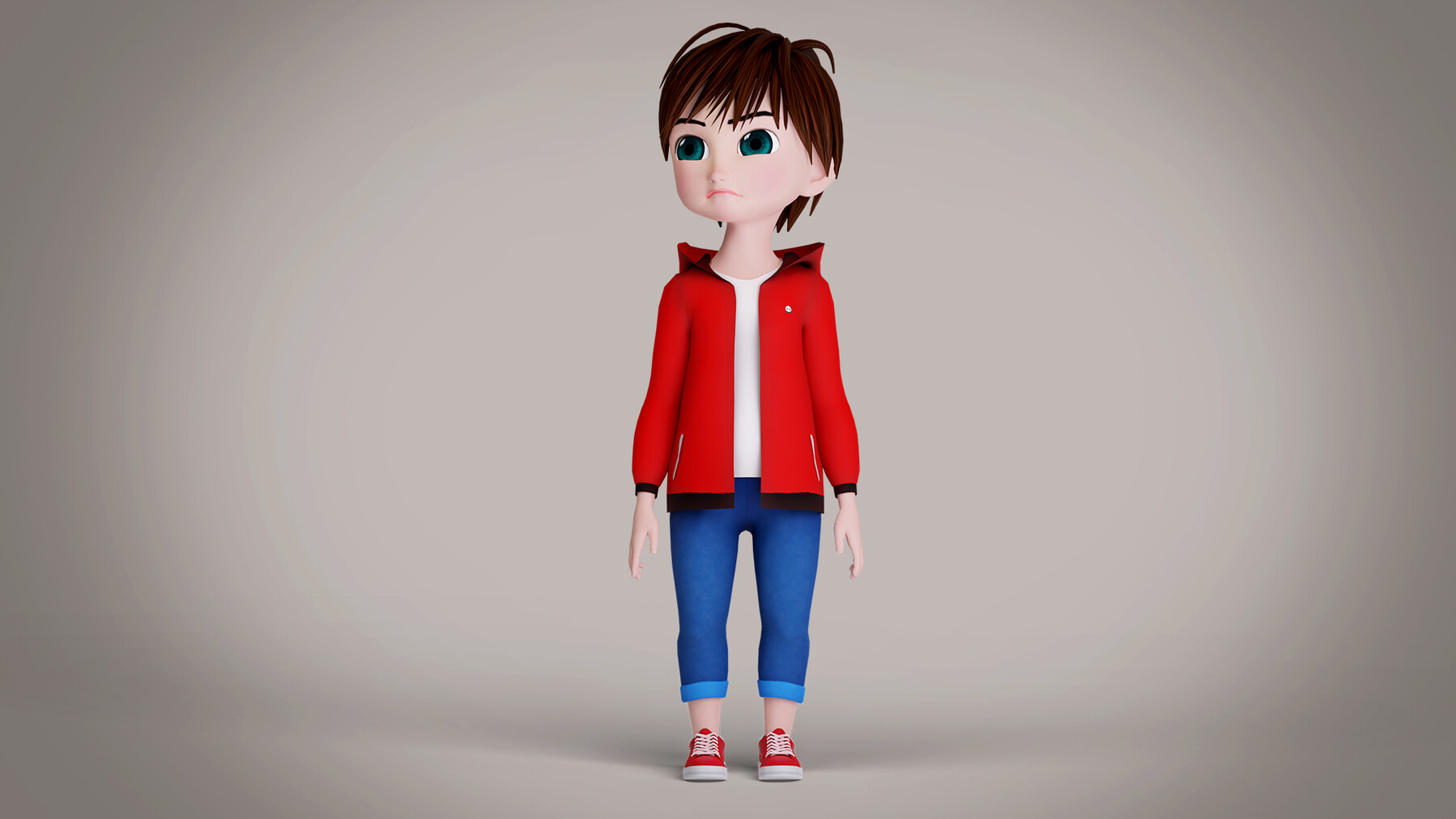 ArtStation - Boy jacket Rigged with Unity package | Game Assets