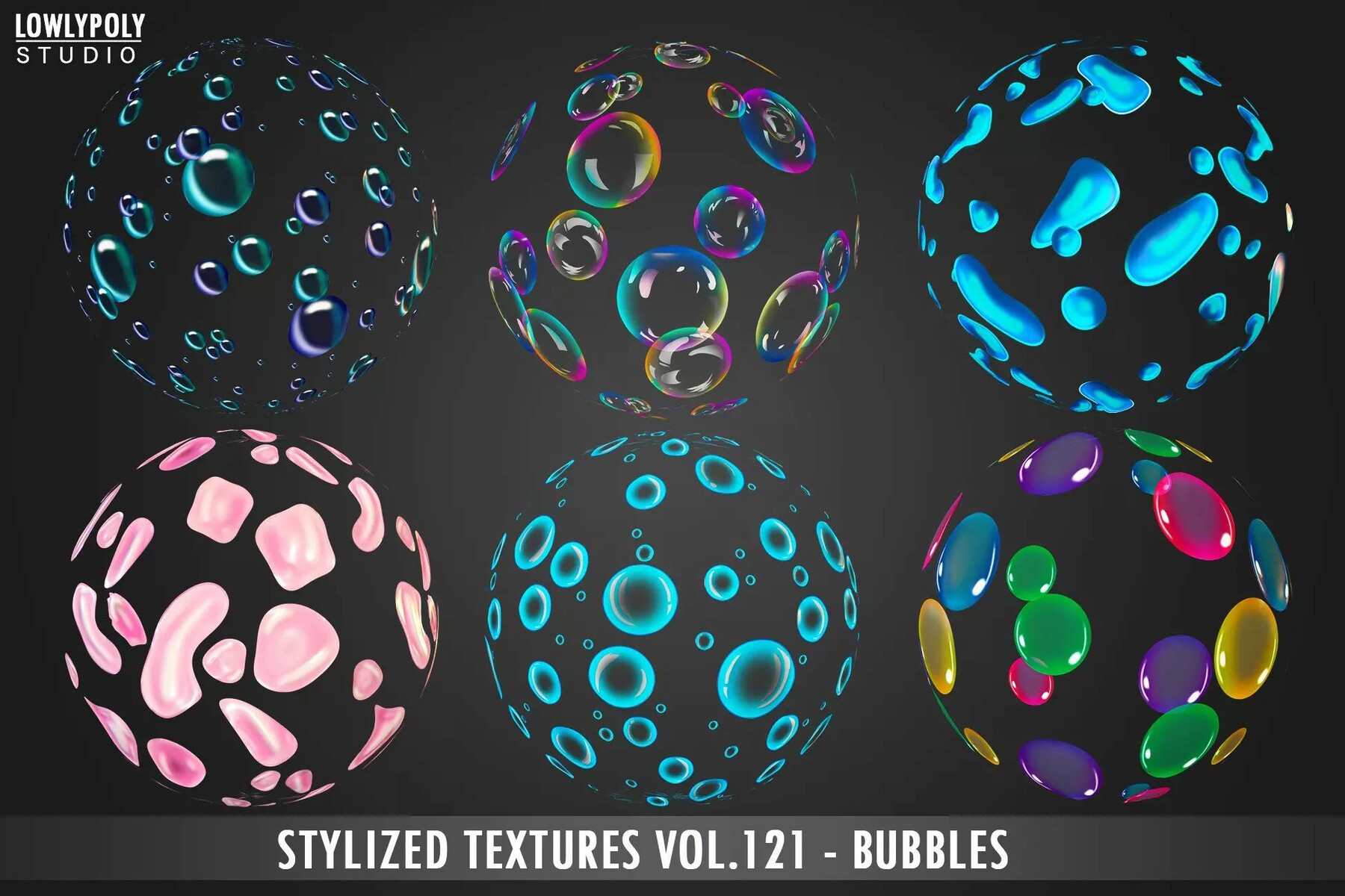 ArtStation - Bubbles Vol.121 - Stylized Textures | Game Assets