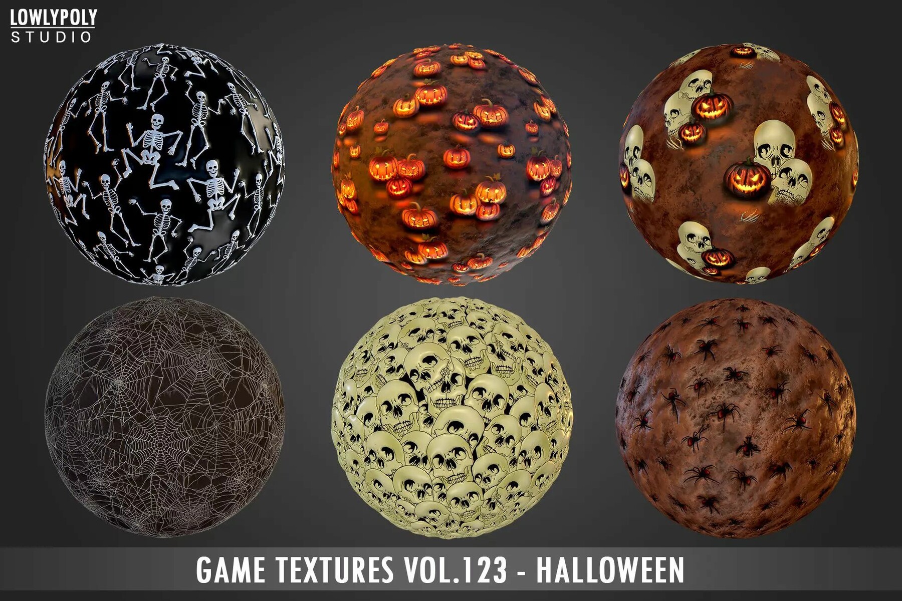 ArtStation - Halloween Vol.123 - Stylized Textures | Game Assets