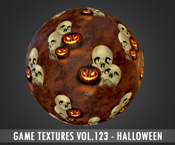 ArtStation - Halloween Vol.123 - Stylized Textures | Game Assets
