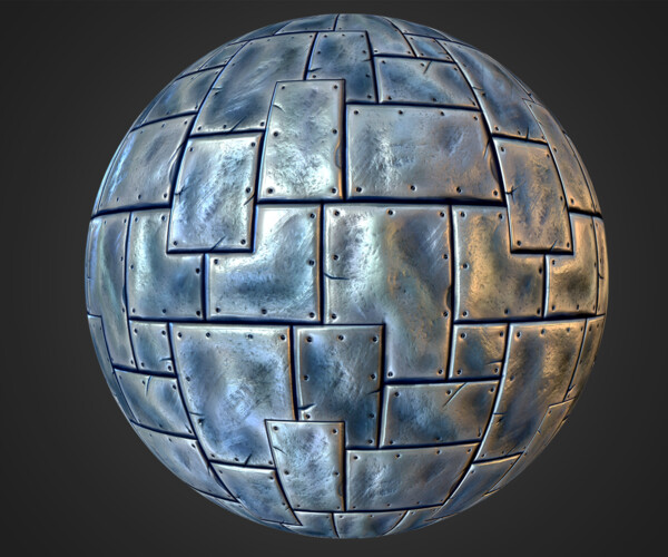 ArtStation - Metal Vol.124 - Stylized Textures | Game Assets