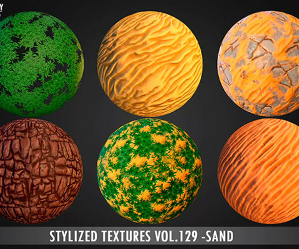 ArtStation - Sand Vol.129 - Stylized Textures | Game Assets