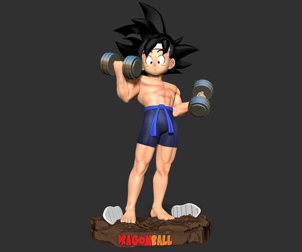 ArtStation - Kid Son Goku with gym | Resources