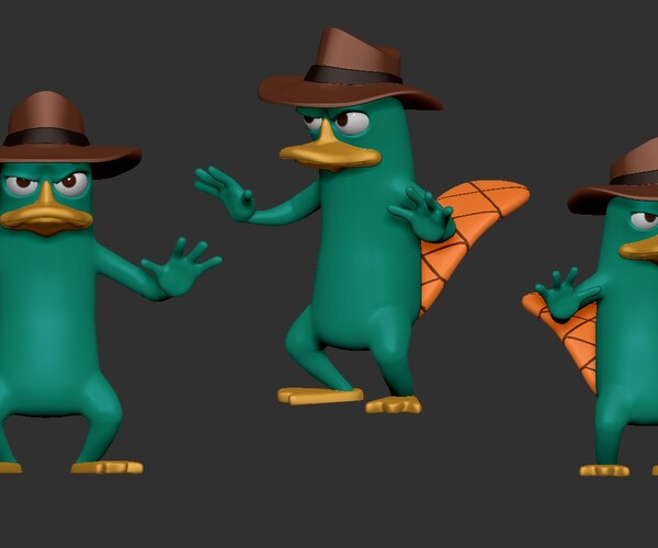 ArtStation - Perry the platypus STL | Resources
