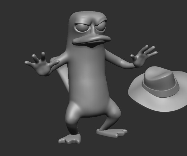 ArtStation - Perry the platypus STL | Resources