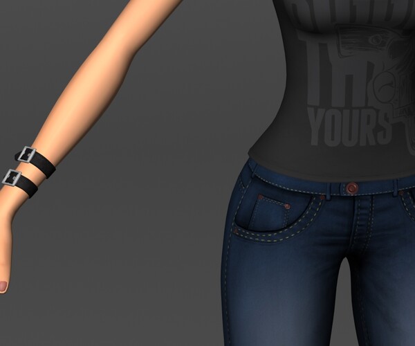 ArtStation - Helen Cartoon Girl | Game Assets