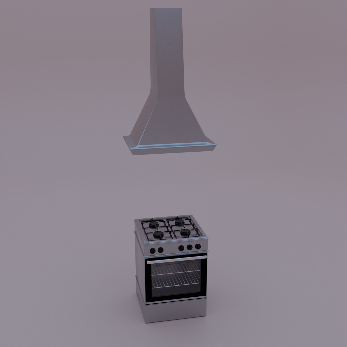 ArtStation - Oven and a cooker hood | Game Assets