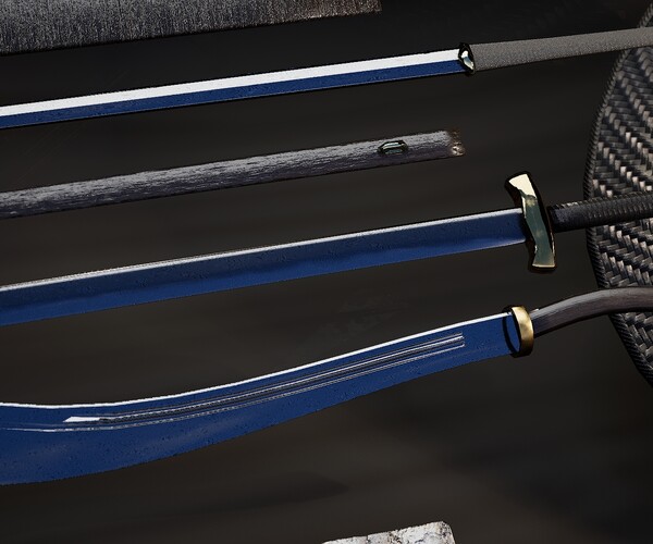 ArtStation - Chinese Weapon Pack | Game Assets