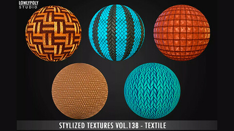 ArtStation - Textile Vol.138 - Stylized Textures | Game Assets