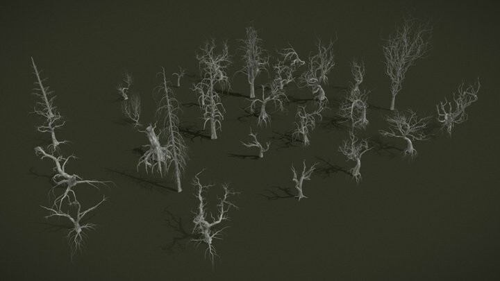 ArtStation - Dead Trees | Game Assets