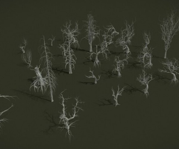 ArtStation - Dead Trees | Game Assets