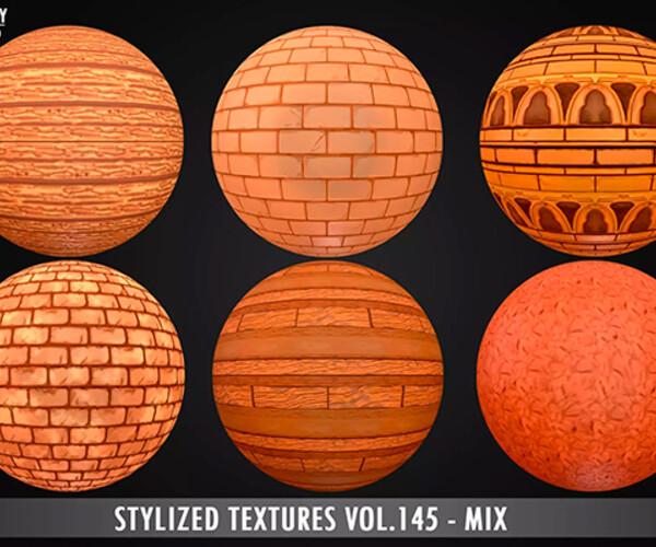 ArtStation - Mix Vol.145 - Stylized Textures | Game Assets