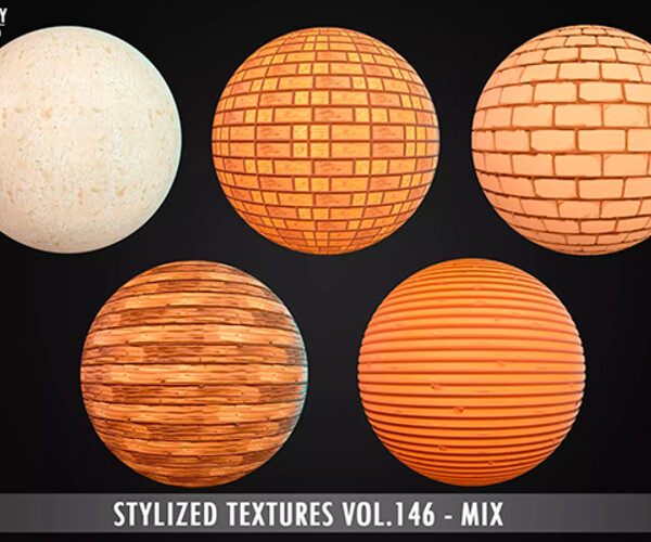 ArtStation - Mix Vol.146 - Stylized Textures | Game Assets