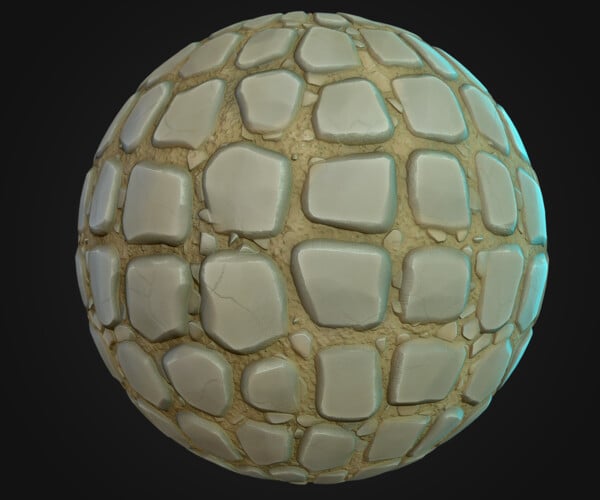 ArtStation - Stylized Pavement Vol.151 - Hand Painted Textures | Game ...