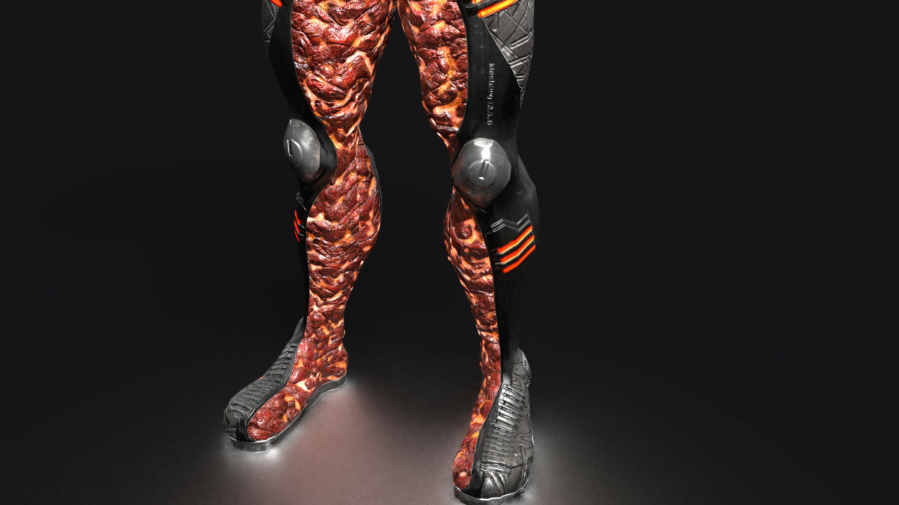 ArtStation - MechOrg Humanoid Cyborg Creature Rigged 3D Character ...
