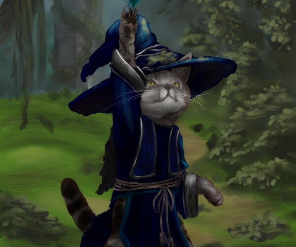 ArtStation - Wizard Cat | Artworks