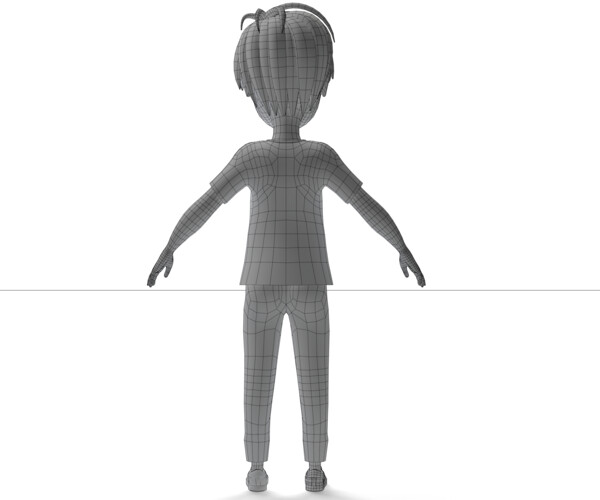 ArtStation - Cartoon teen boy rigged with Unity | Game Assets