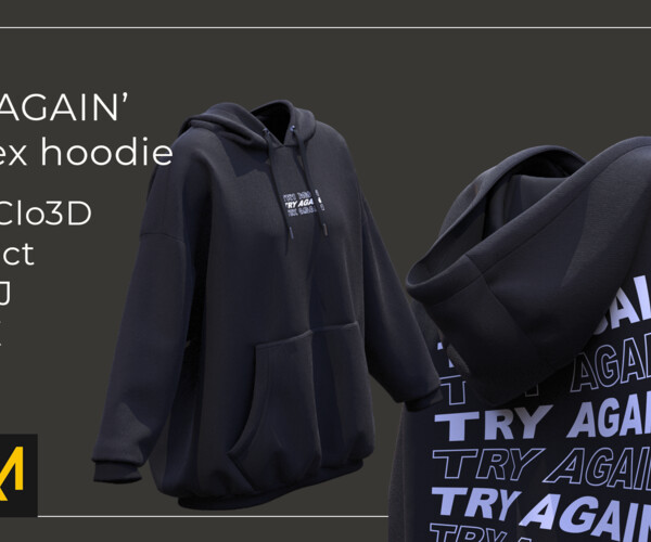 ArtStation - TRY AGAIN Unisex hoodie Reloading | Game Assets