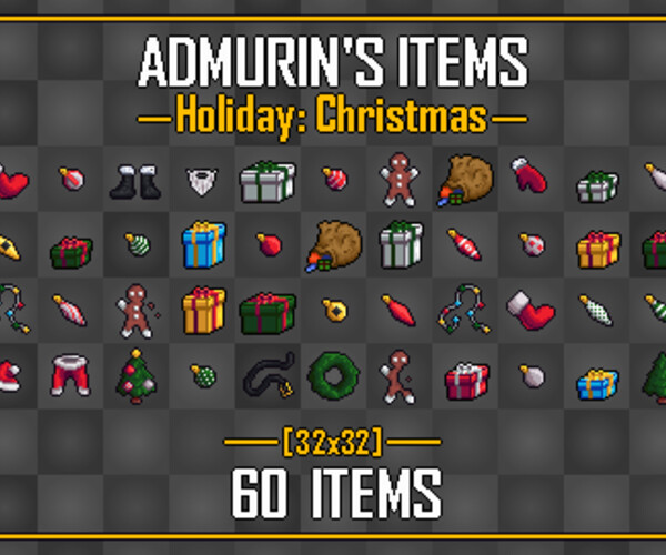 ArtStation - Admurin's Holiday: Christmas Items | Game Assets