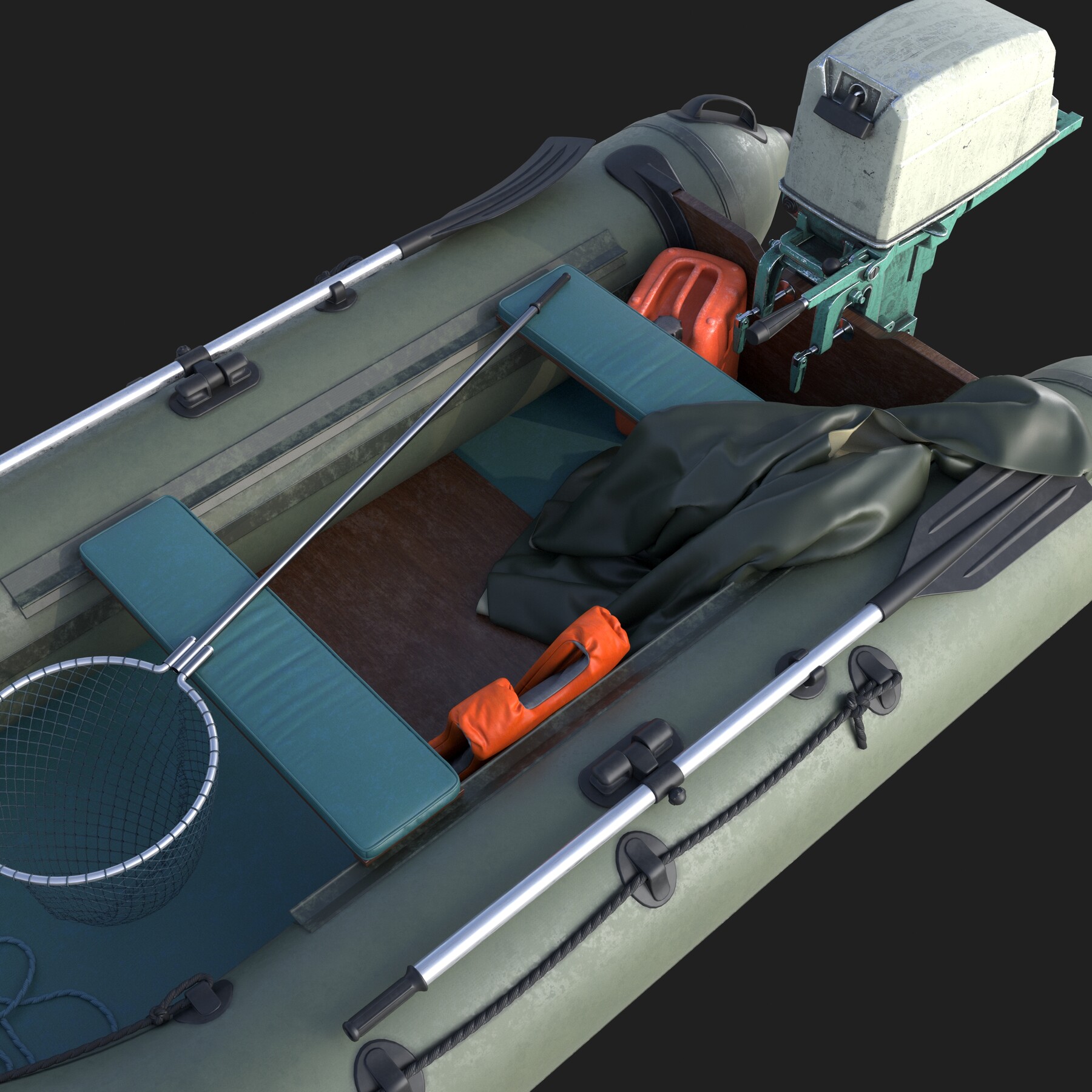 ArtStation - Inflatable boat | Resources