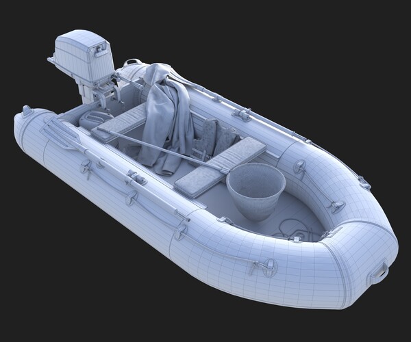 ArtStation - Inflatable boat | Resources