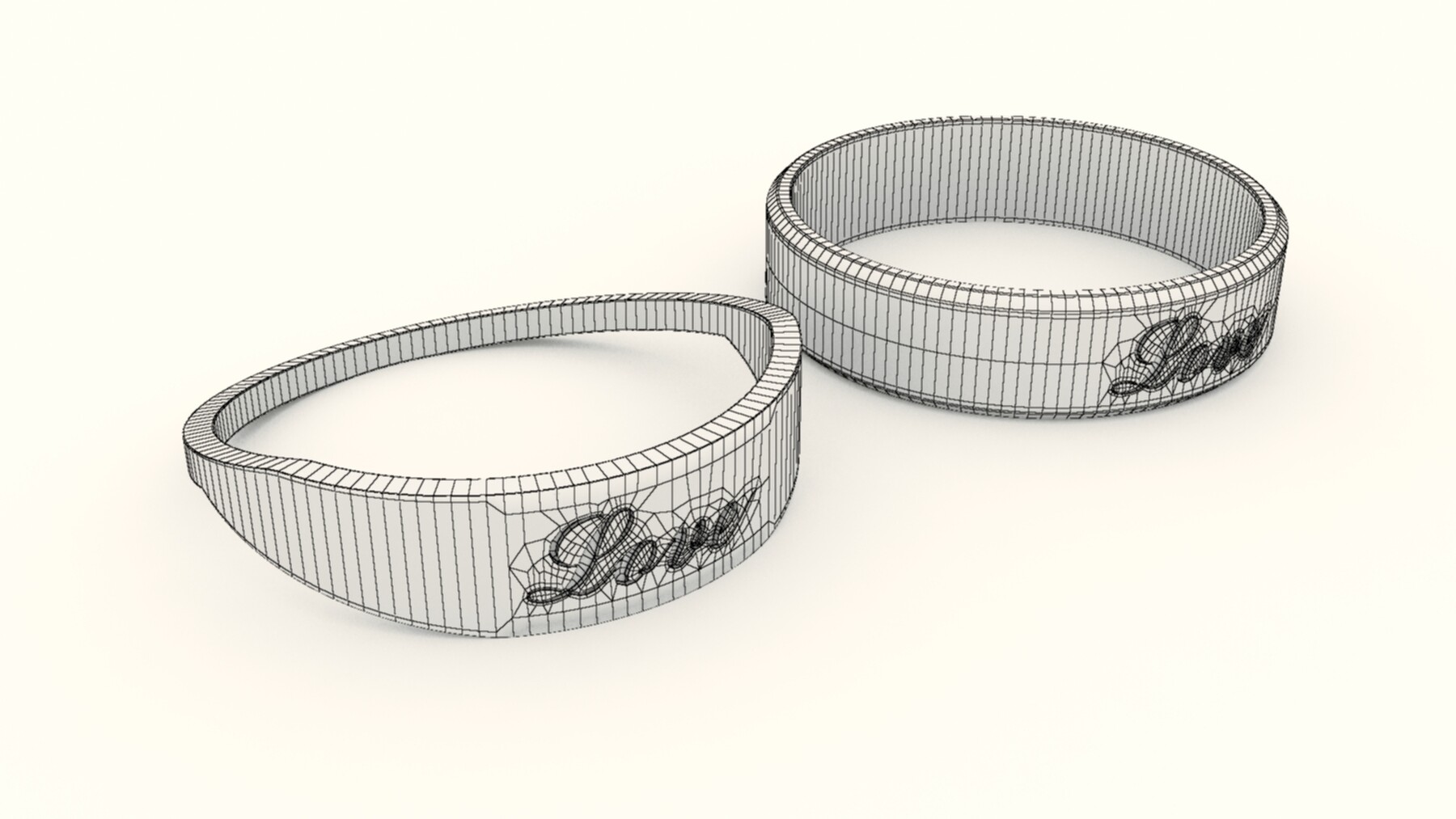 ArtStation - Love Couple Ring Gold | Resources