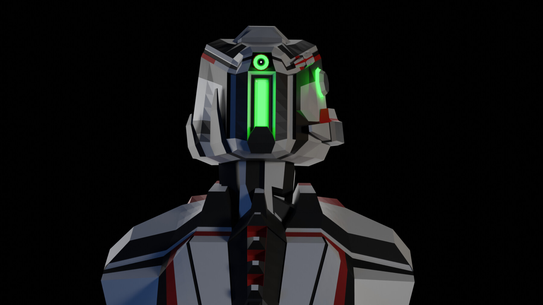 ArtStation - Android bust model (Blender) | Resources