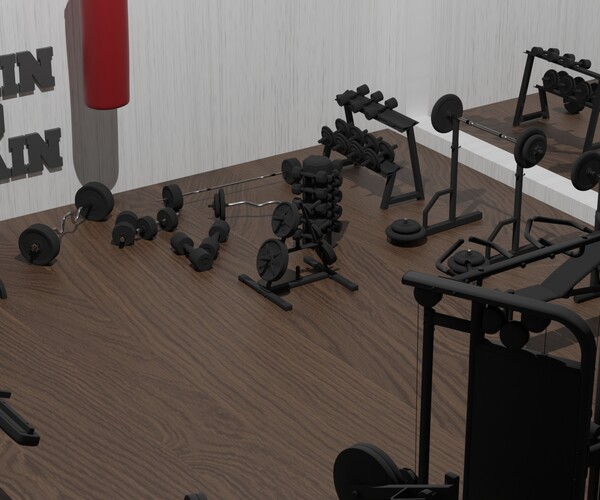 ArtStation - 3D Gym Equipment Pack | Resources