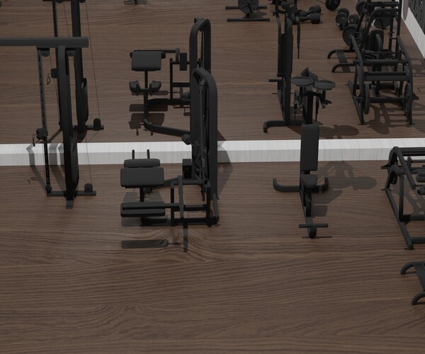 ArtStation - 3D Gym Equipment Pack | Resources