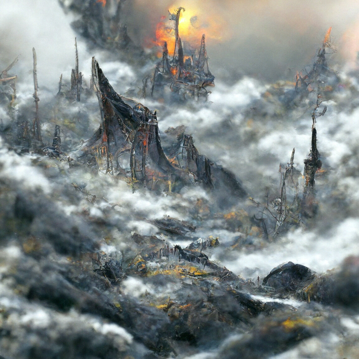 ArtStation - Fantasy Metal landscape | Artworks