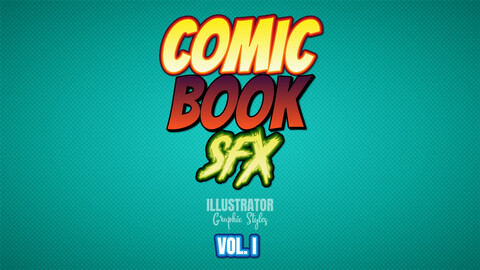 ArtStation - Comic Book Titles Vol 3 - Editable Graphic Styles | Artworks