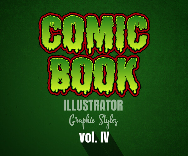 ArtStation - Comic Book Titles Vol 4 - Editable Graphic Styles | Artworks