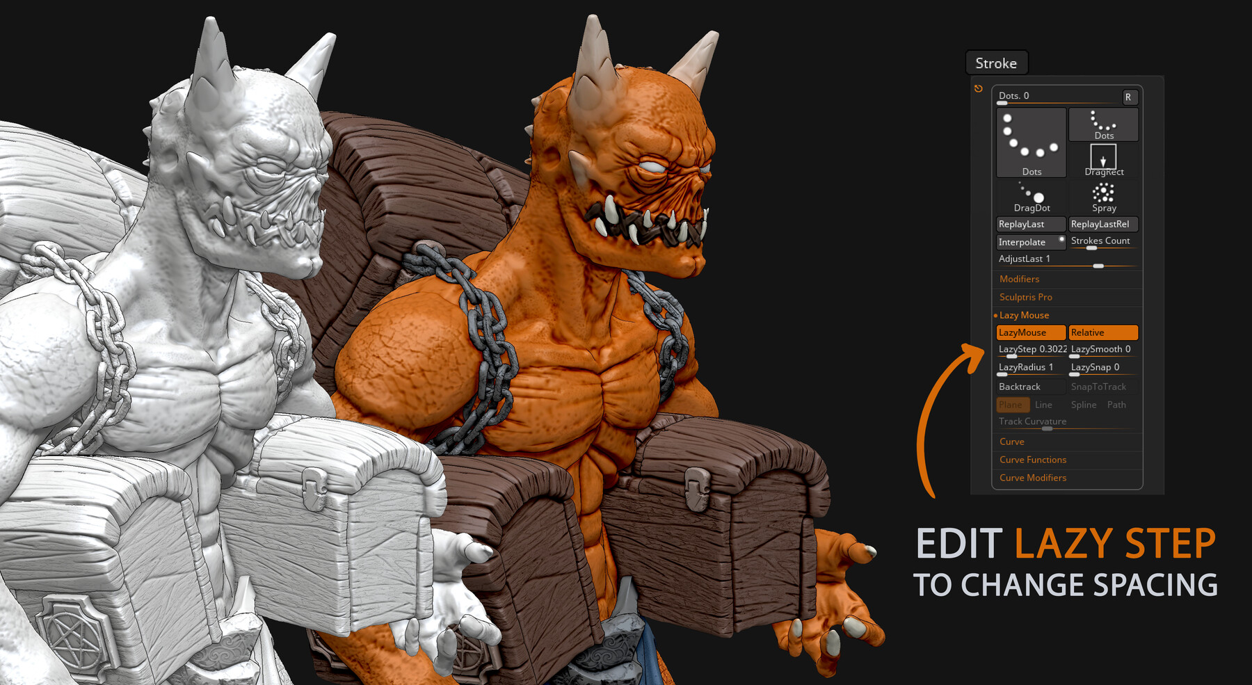 Pierre Rogers - ZBrush Texture Paint Brush Set II : Polypaint Brushes