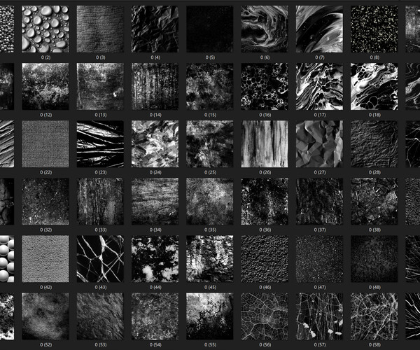 ArtStation - ZBrush Texture Paint Brush Set II : Polypaint Brushes | Brushes