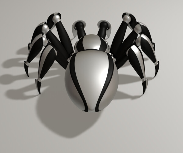 ArtStation - Spider Bot Sci-Fi 3D Model | Game Assets