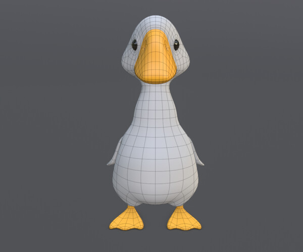 ArtStation - Mr.Duck Game Ready Character model | Game Assets