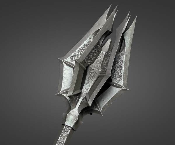 ArtStation - Mace of Sauron - Lord of the Rings | Game Assets